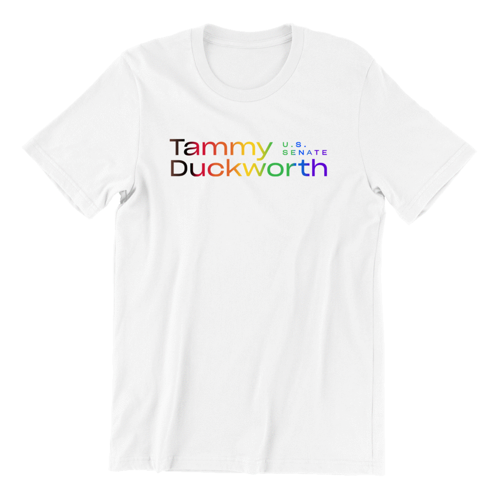 Tammy Duckworth Pride T-Shirt – Tammy for Illinois Merch Store